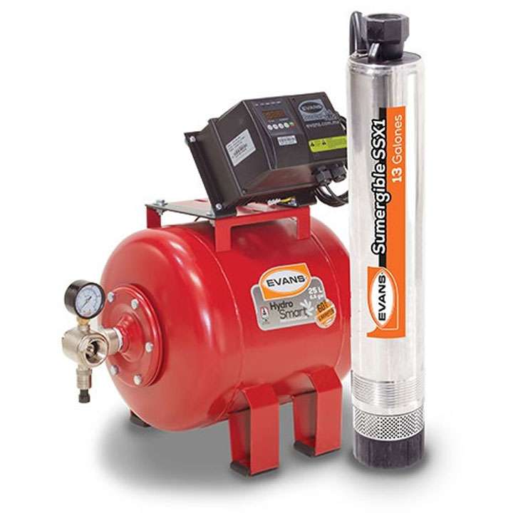 Evans SPCBP-SX4ME0200 Equipo Hidroneumático 2HP, 47 KG