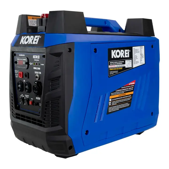 Generador Korei DUAL2300 | DUAL FUEL Inverter | Jardepot